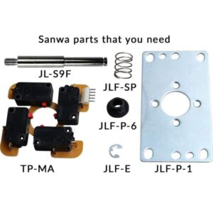 Arcade OTTO DIY V5 Japanese Version Kit for Sanwa JLF-TP-8YT Joystick and Hori Hayabusa Stick Upgrade DIY Kits