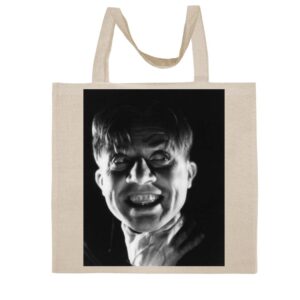 dwight frye - a nice graphic cotton canvas tote bag fca #fcag303455