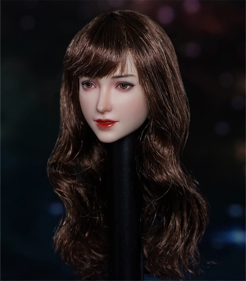 HiPlay 1/6 Scale Female Figure Head Sculpt, Charming Girl Doll Head for 12 Inch Action Figure TBLeague JIAOUDOLL HS108(C)