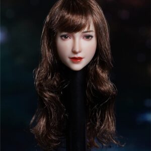 HiPlay 1/6 Scale Female Figure Head Sculpt, Charming Girl Doll Head for 12 Inch Action Figure TBLeague JIAOUDOLL HS108(C)