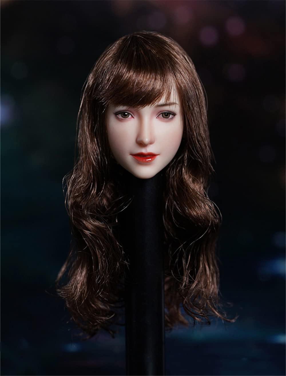 HiPlay 1/6 Scale Female Figure Head Sculpt, Charming Girl Doll Head for 12 Inch Action Figure TBLeague JIAOUDOLL HS108(C)