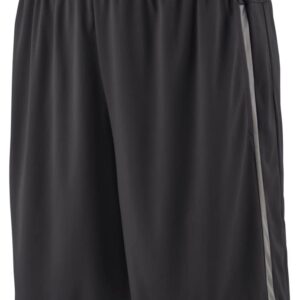 Mizuno Men's Standard Icon 8" Short, Black-Charcoal, XX-Large