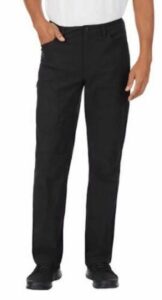 eddie bauer men's fleece lined 2-way stretch tech pant (34w x 32l, black)