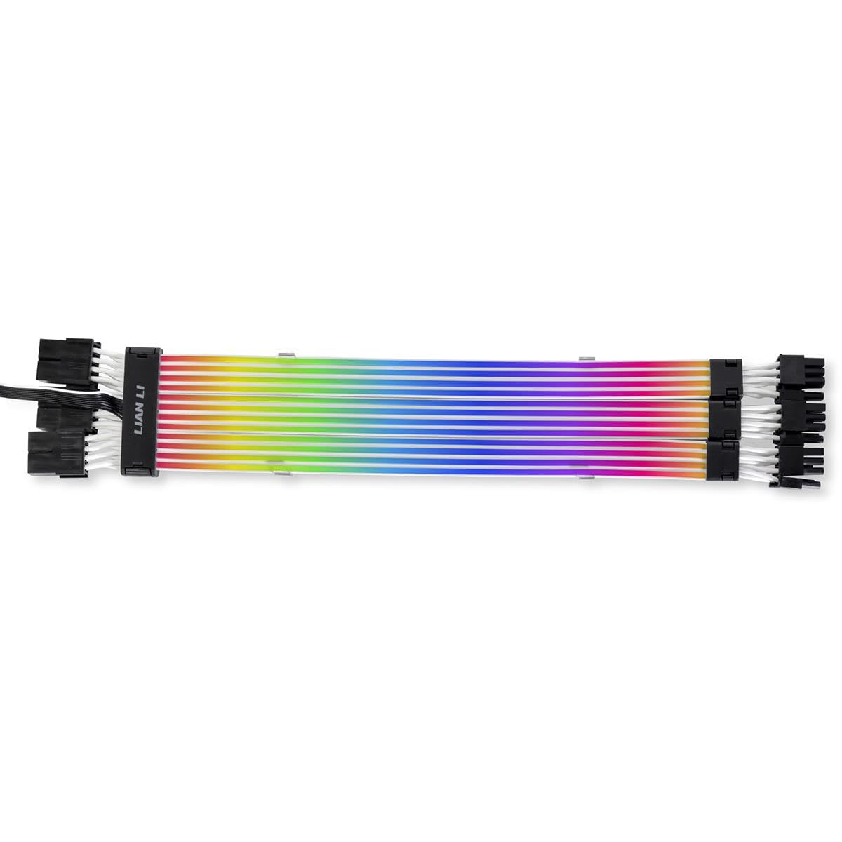 LIAN LI Strimer Plus V2 Triple 8 PIN GPU RTX 30 Series Extension RGB 300mm Cable