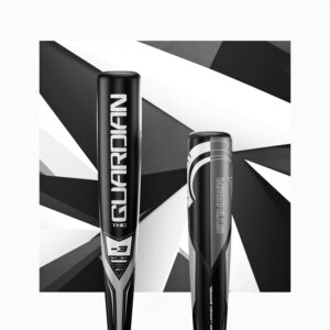 Guardian X Stinger BBCOR Baseball Bat - 3 Drop - 2 5/8" Barrel - Available in 31” to 34” - Drop 3 Baseball Bat for Middle School, High School, or College - 32" - 29 oz - Black/Gray