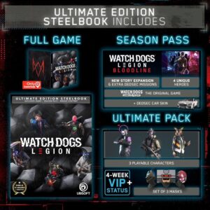 Watch Dogs: Legion Ultimate Steelbook Edition (Exclusive) PlayStation 4