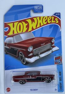 hot wheels 2022 - '55 chevy - red - chevy bel air 1/5 - 20/250