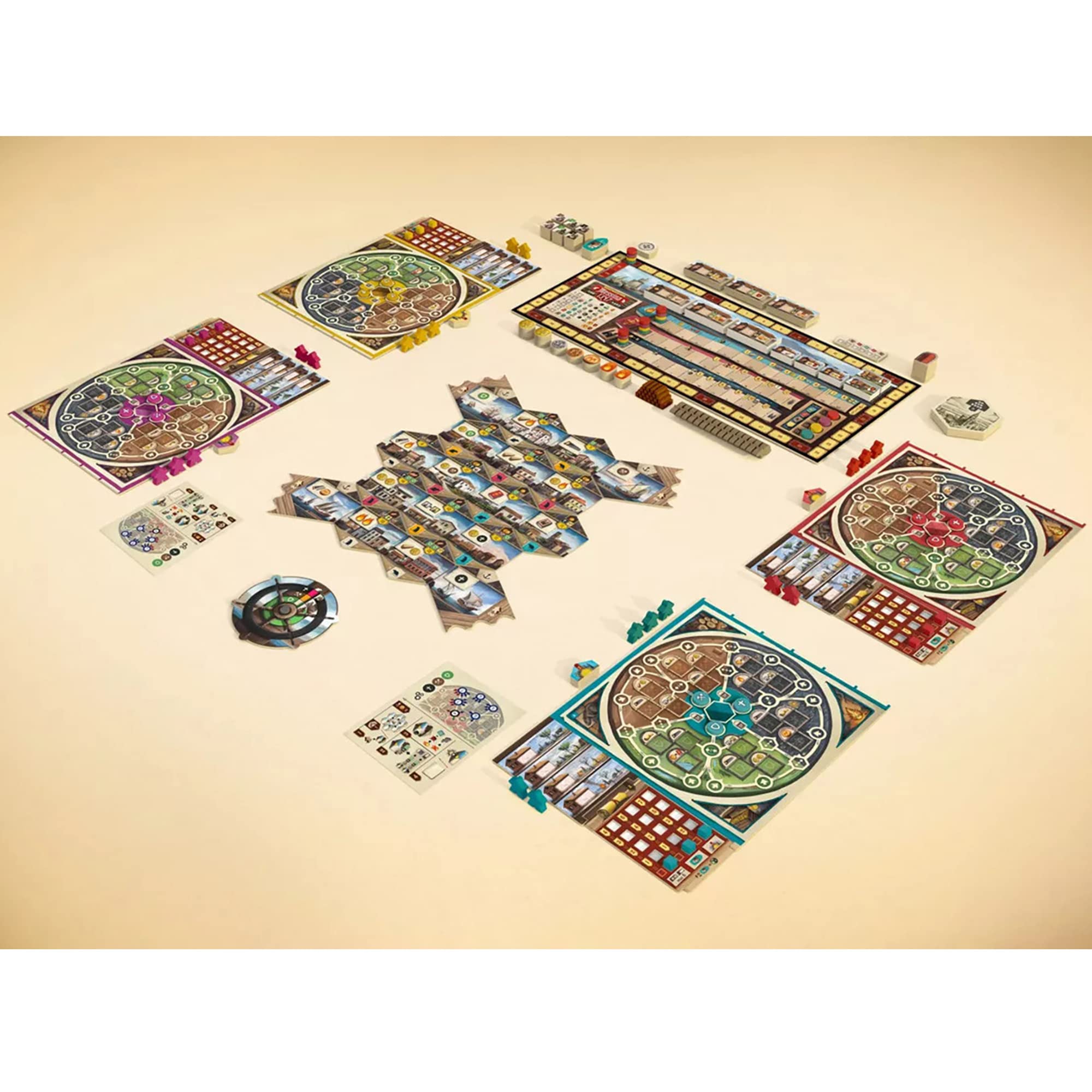 RIO Grande Games ACH Messina 1347 - Strategy Board Game, Rio Grande Games, Ages 14+, 1-4 Players, 90-120 Min