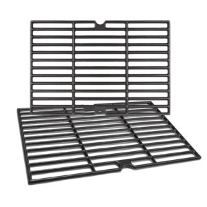 Uniflasy Grill Replacement Parts Kit for Dyna-Glo DGF350CSP DGF350CSP-D DGC350CNP-D 2-Burner Open Cart Propane Gas Grill Heat Plate Shield and Cooking Grid Grates