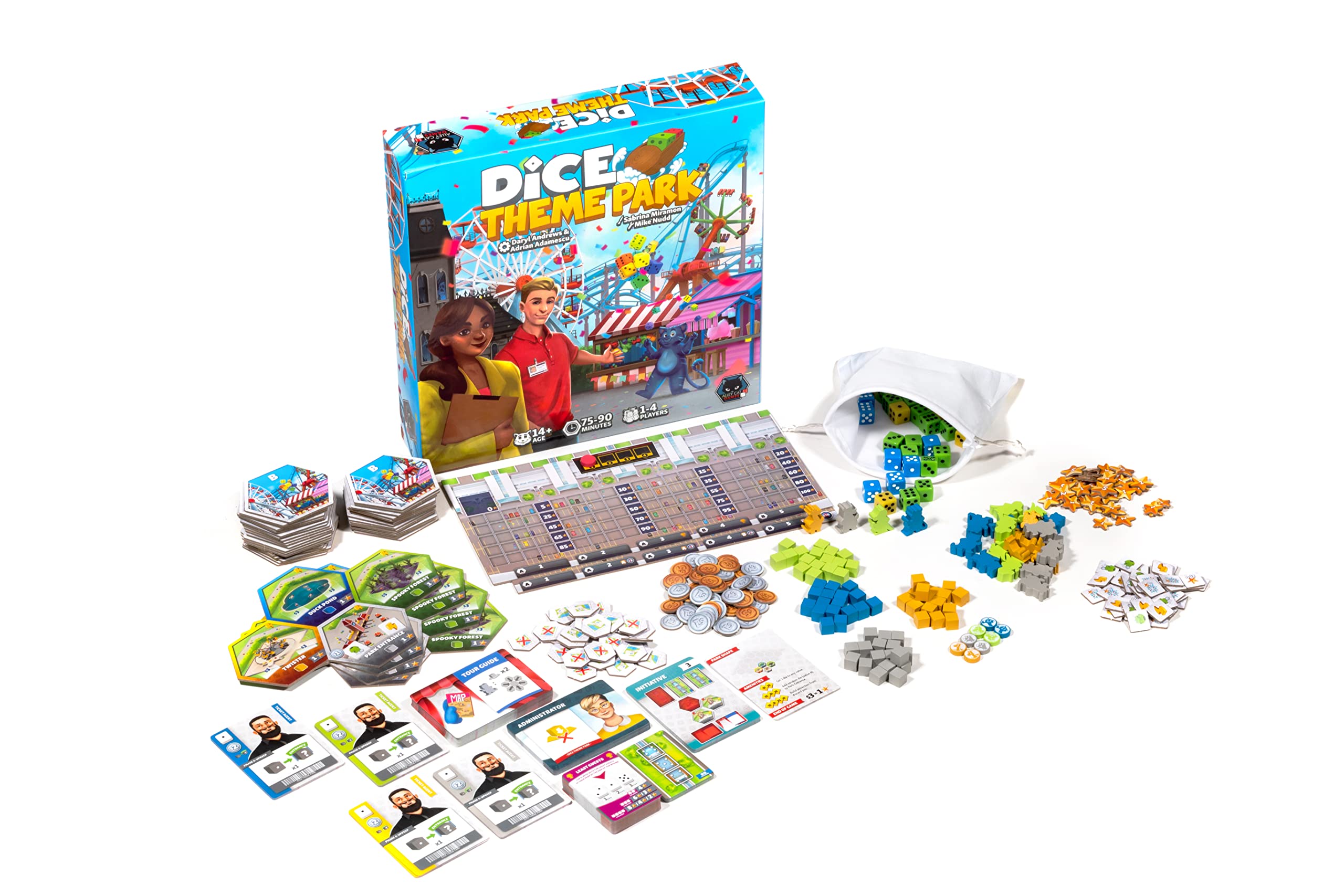 Alley Cat Games Dice Theme Park Blue