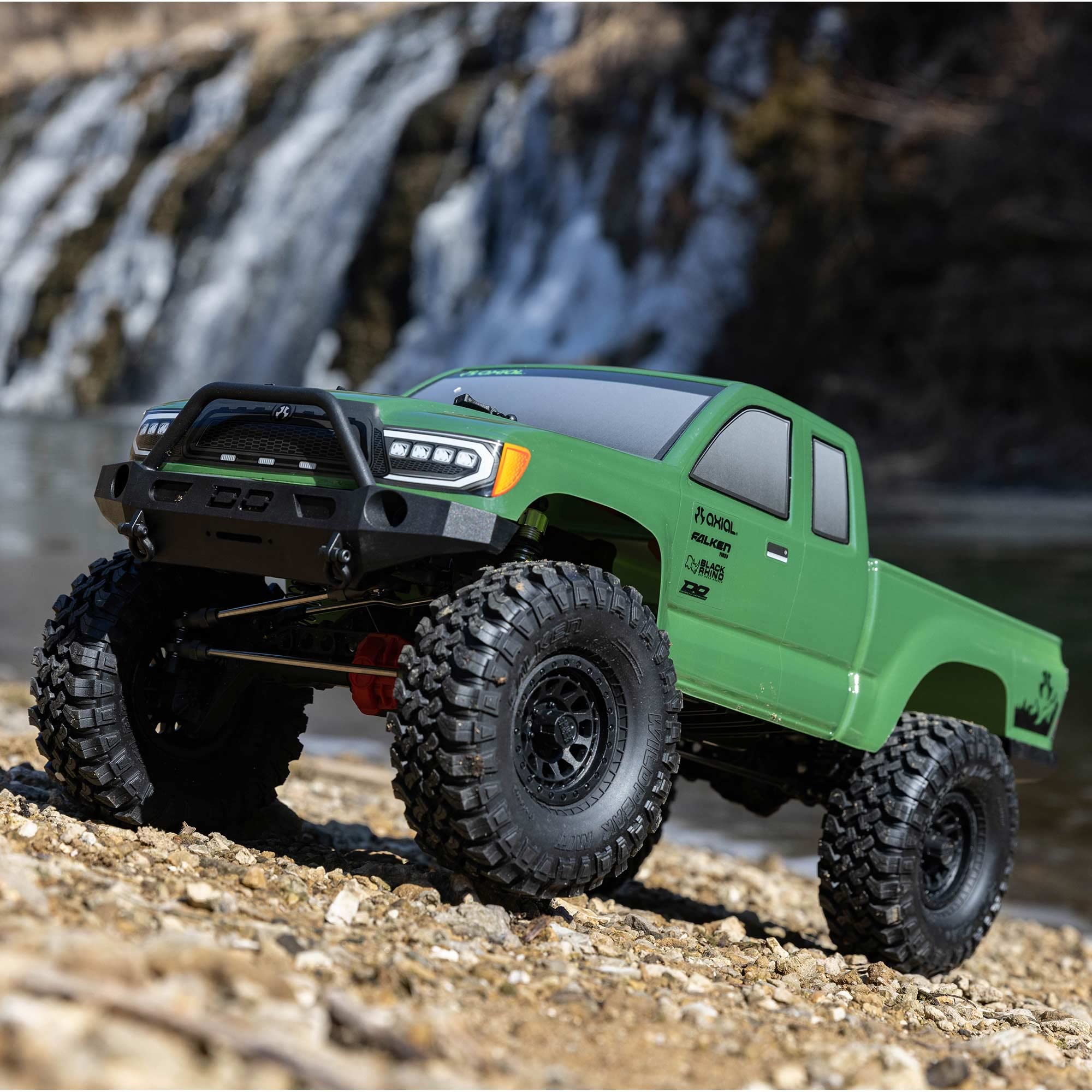 Axial RC Truck 1/10 SCX10 III Base Camp 4WD Rock Crawler Brushed RTR (Batteries and Charger Not Included), Green, AXI03027T2