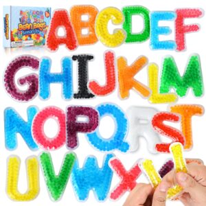 lesong alphabet letters sensory toys: abc learning educational montessori toys, fidgets sensory toys for classroom calm down corner autistic anxiety relief