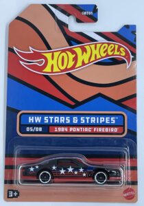 hot wheels 2022 - 1984 pontiac firebird - hw stars & stripes 5/8