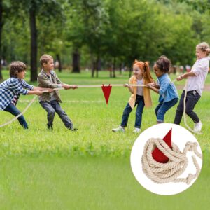 25FT Tug of War Rope Game for Kids & Adults, Field Day Family Family Reunion Games, Lawn Camping Picnic Games, Backyard Carnival Games Fun for Team Building Activities