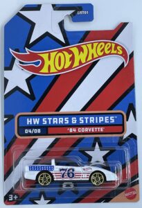 hot wheels 2022 - '84 corvette - hw stars & stripes 4/8