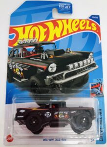 hot wheels 2022 - big-air bel-air - black - chevy bel air - 5/5