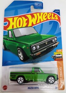 hot wheels 2022 - mazda repu - hw hot trucks - 2/10 - green