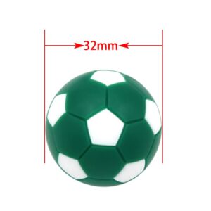 BQSPT Foosball Balls Foose Balls Table Football Soccer Replacement Balls Multicolor Official Tabletop Game Balls Size 32mm Mini Foosball Balls-Set of 12