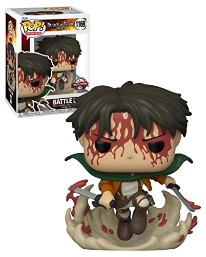 Funko Pop 1169 Battle Levi Attack On Titan Exclusive