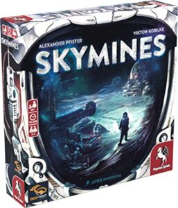 skymines - investing game - game for game night - 1 to 4 plyers - 75 to 150 minutes of gameplay