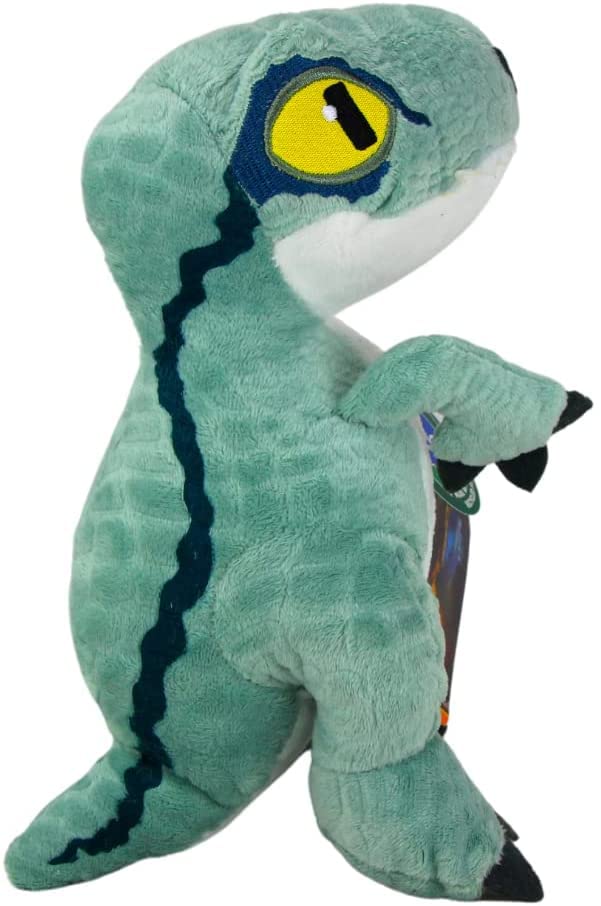 Jurassic World Dominion 20cm 8 Inch Super Soft Gift-Quality Plush - Velociraptor, T-Rex