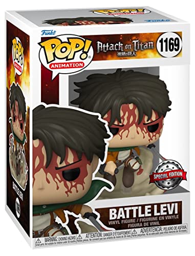 Funko Pop 1169 Battle Levi Attack On Titan Exclusive