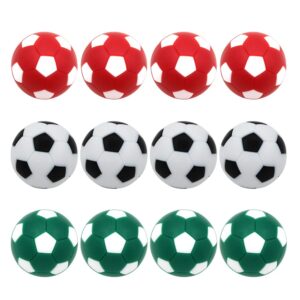 bqspt foosball balls foose balls table football soccer replacement balls multicolor official tabletop game balls size 32mm mini foosball balls-set of 12