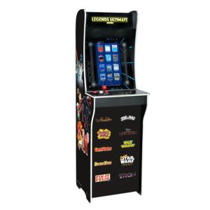 legends ultimate mini, full height arcade game machine, home arcade, classic retro video games, 150 licensed arcade and games, action fighting puzzle sports & more, wifi, hdmi, bluetooth