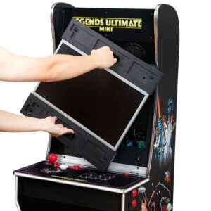 Legends Ultimate Mini, Full Height Arcade Game Machine, Home Arcade, Classic Retro Video Games, 150 Licensed Arcade and Games, Action Fighting Puzzle Sports & More, WiFi, HDMI, Bluetooth