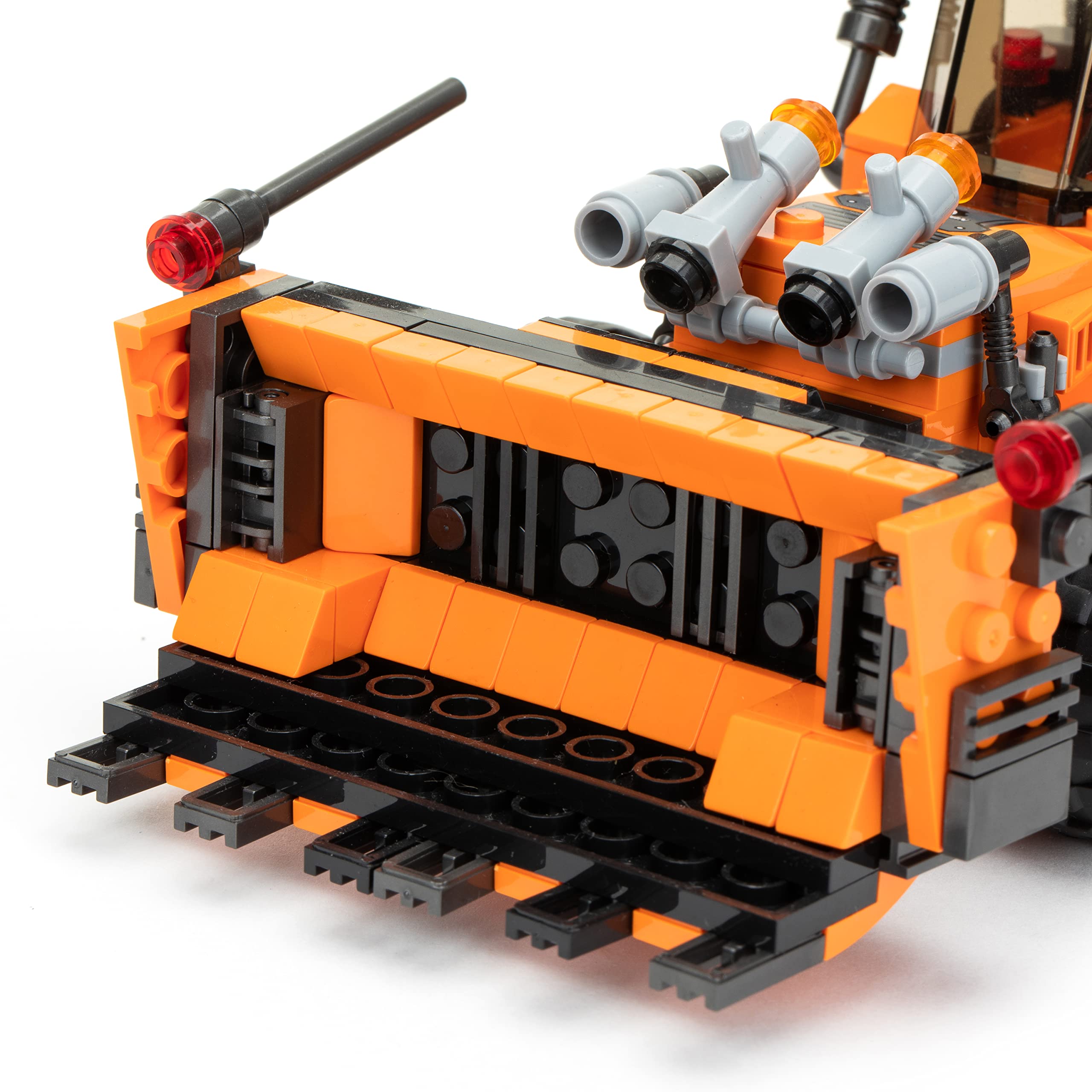 Block Builder Bulldozer Block Set (521pcs) and Construction Forklift. Two Building Kits in one Set! Toy Blocks Suitable for Boys and Girls.