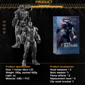 OVONNI 7 Inch War Machine Mark 1 Collectible Action Figure Exquisite Painting 20 Joints Movable Model (1/10 Scale)