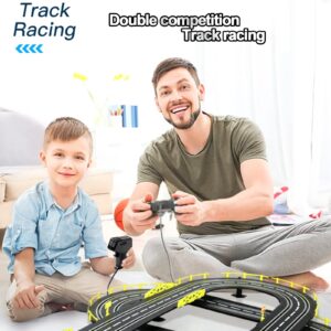 searcnos 7.2m Tracer Racers Electric Slot Car Vehicle Playsets R/c High Speed Remote Control Splicing Track Large Racing Track Splicing Track Present Race Track Sets