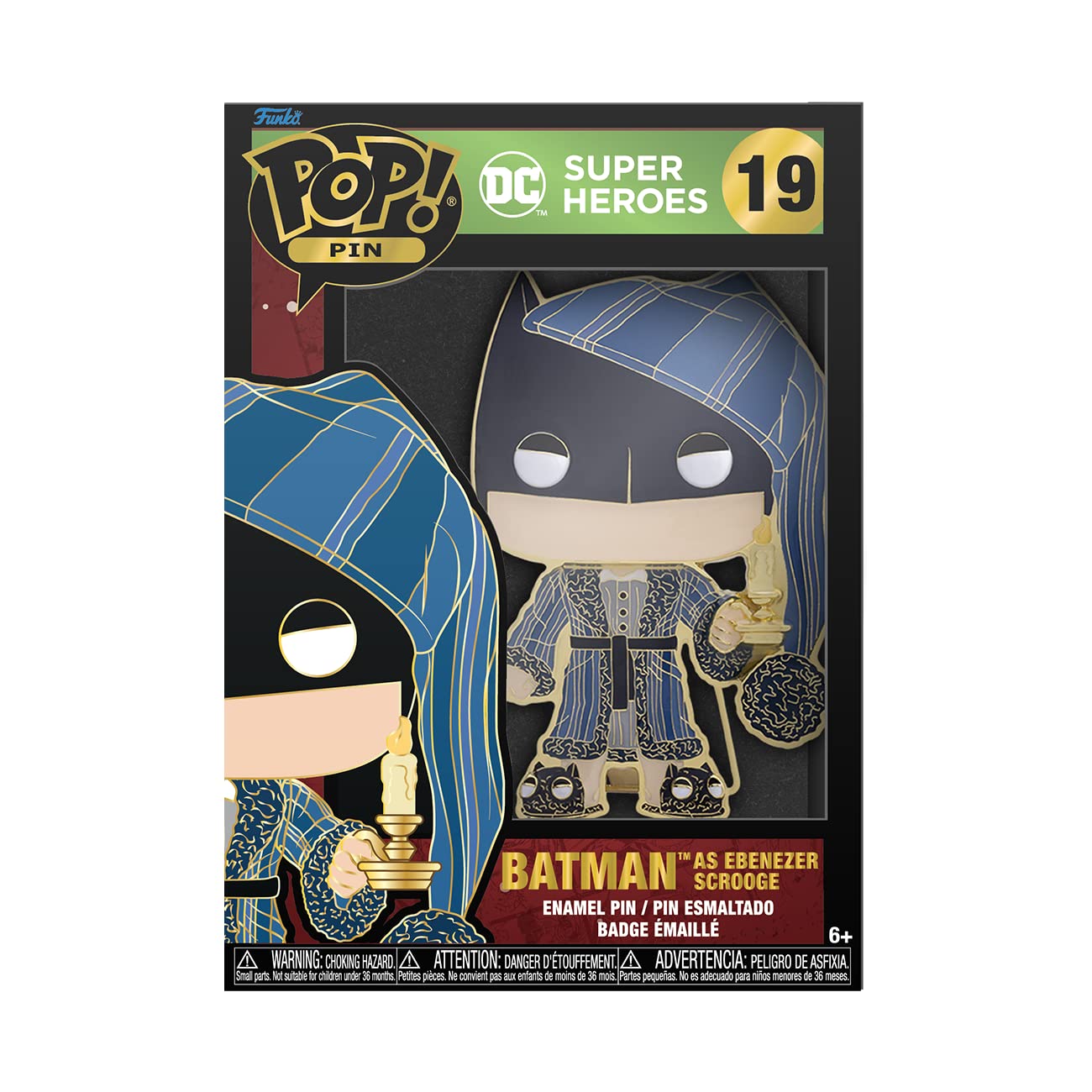 Funko Pop! Pin: DC Super Heroes Holiday- Batman as Ebenezer Scrooge