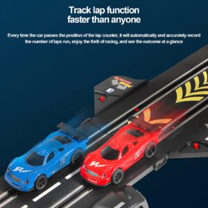 searcnos 7.2m Tracer Racers Electric Slot Car Vehicle Playsets R/c High Speed Remote Control Splicing Track Large Racing Track Splicing Track Present Race Track Sets