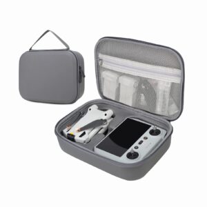 flyekist storage bag for dji mini 3/mini 3 pro-newest mini 3 pro drone case hard shell travel carrying case compatible with dji mini 3/mini 3 pro, dji rc/dji rc-n1 and accessories