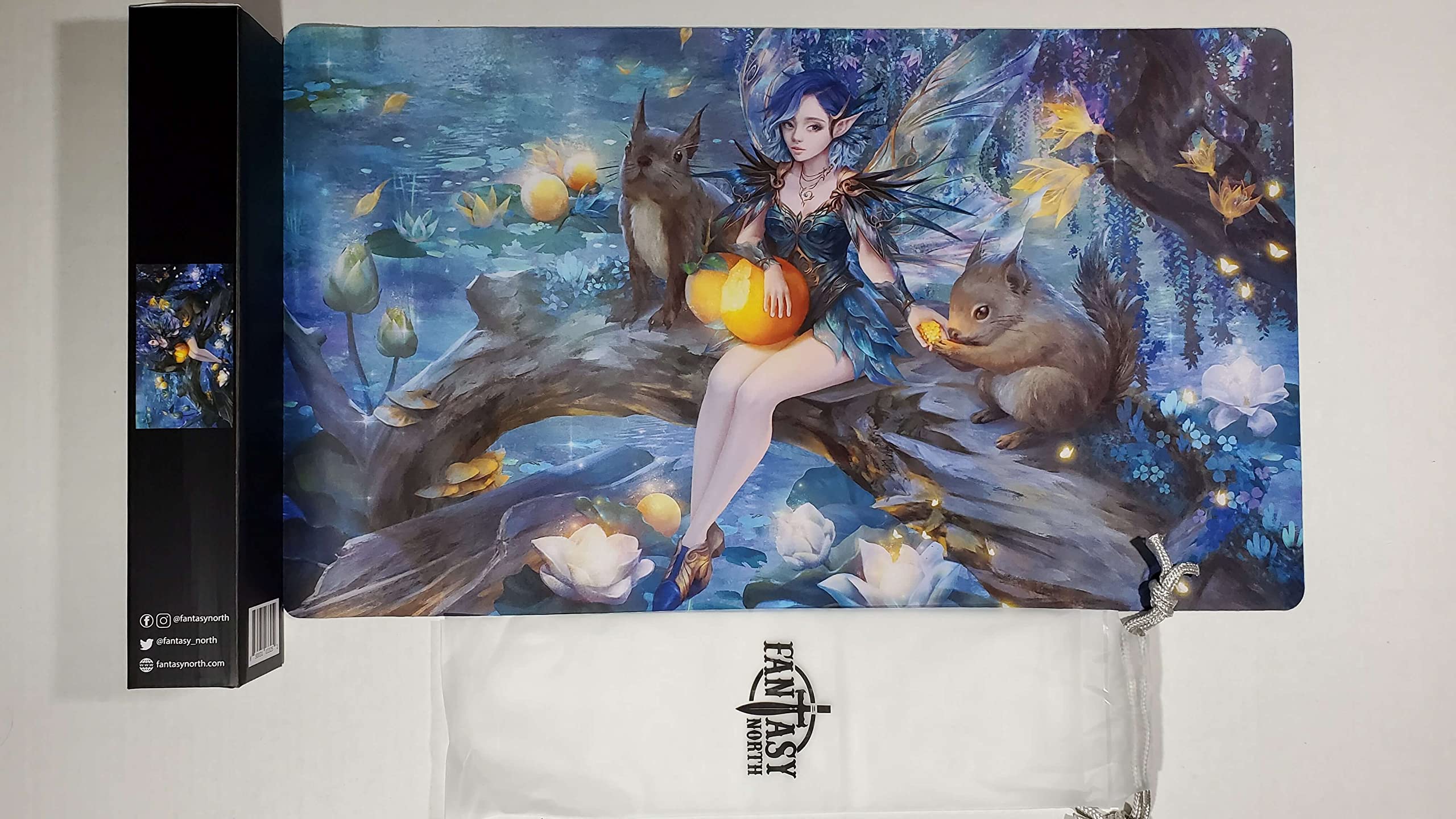 Fantasy North Yuma Velric - Renegade Fairy - TCG Playmat and Mouse Pad - 24 x 14 inches