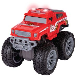 madzee monster truck toy for kids - toy monster truck for boys and girls - flashing light and realistic sounds for all ages - perfect toddler gift birthday party, christmas