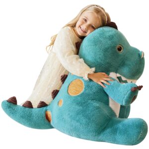 earthsound giant dinosaur stuffed animal plush toy,large jumbo 23" cute soft toys,big size huge fluffy plushy oversized fat plushie,gifts for kid