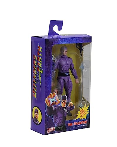 NECA Defenders of The Earth Original Superheroes S1 7" Scale The Phantom Action Figure