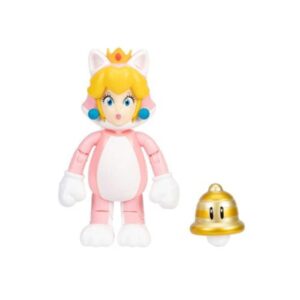 World of Nintendo Super Mario Cat Peach 4 inch Scale 41175