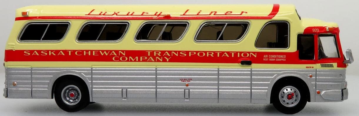 Iconic Replicas GM PD4107-Buffalo Coach Saskatchewan Transportation Company Canada 1:87-HO Scale New in The Box