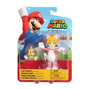 world of nintendo super mario cat peach 4 inch scale 41175