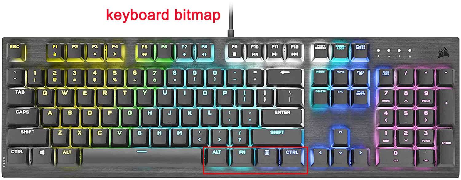 Keyboard Skin Compatible with Corsair K60 RGB Pro/Corsair K60 RGB Pro SE/Corsair K60 RGB Pro Low Profile Mechanical Gaming Keyboard, Corsair Wired K60 RGB Pro Mechanical Gaming Keyboard (Clear)