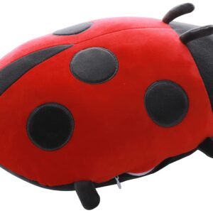 Cute 15.7 Inch Ladybug Stuffed Animals,Ladybird Plush Toys Pillow Anime Lady Beetle Plushie Hugging Pillow Ladybug Doll Gift for Kids and Lovers in Birthday, Christmas, Valentine's Day...