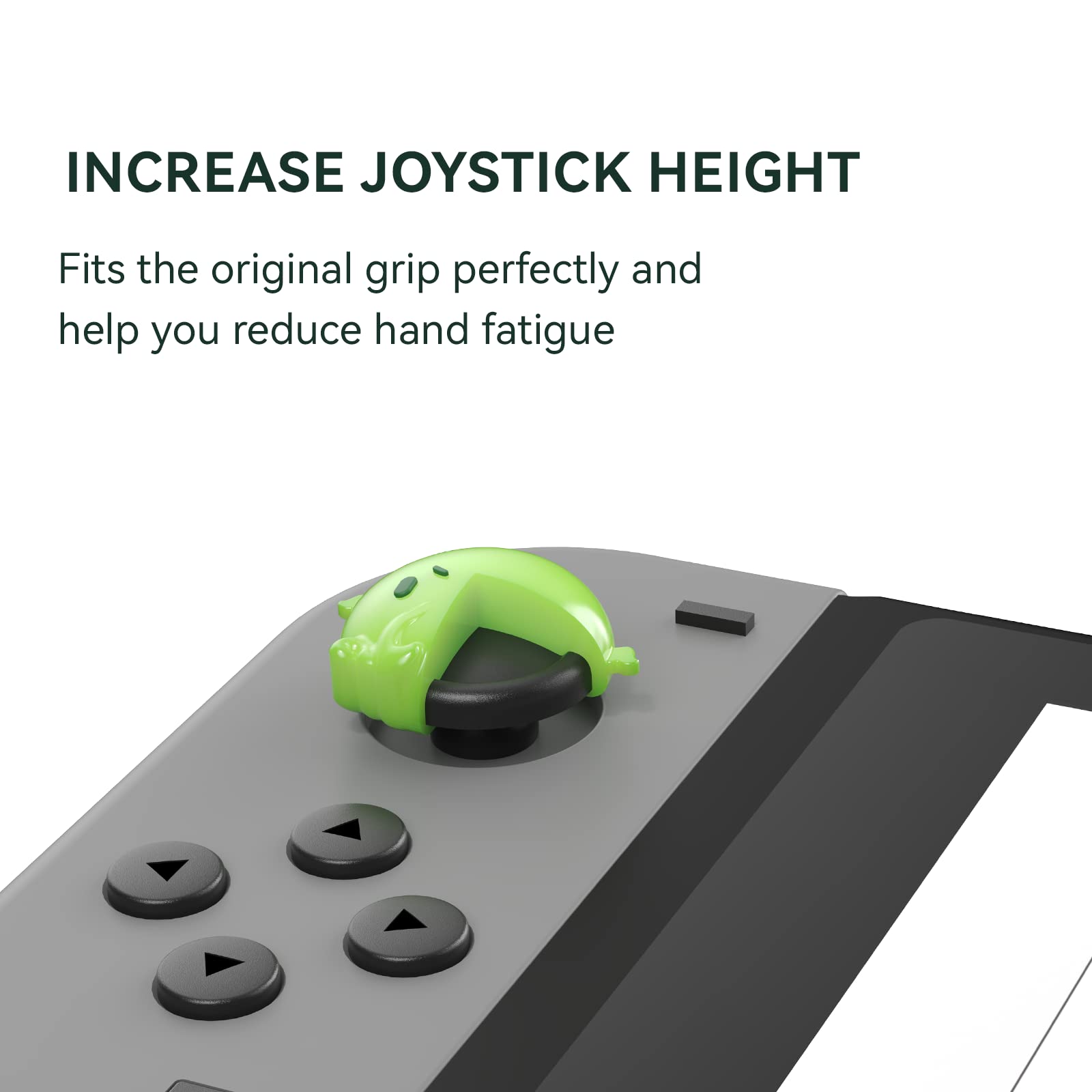 GeekShare Halloween Cute Luminous Silicone Joycon Thumb Grip Caps, Joystick Cover Compatible with Nintendo Switch/OLED/Switch Lite, 4PCS