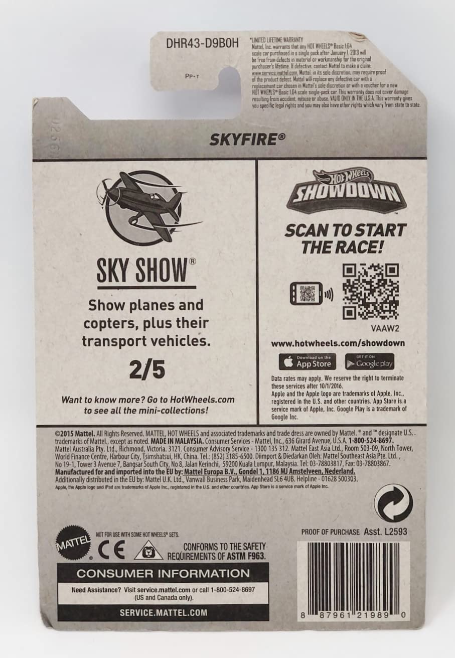 Sky Show No.68 Red Yellow Skyfire 1-64 Helicopter