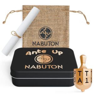 nabuton put & take ante-up gambling game of chance, gambling spinner top dice game