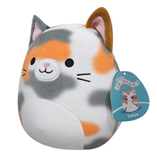 Squishmallows 8-Inch Tahoe Tortoiseshell Cat - Little Ultrasoft Official Kelly Toy Plush