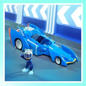 PJ Masks Power Heroes Cat Racer, PJ Masks Toy Car with Lights and Sounds, Preschool Toys for Boys and Girls 3 Years and Up