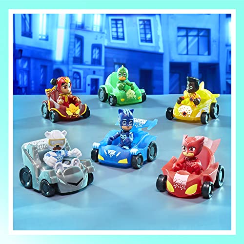 PJ Masks Power Heroes Racer Collection Preschool Toy with 6 Action Figures and 6 Vehicles for Kids 3 Years Up (Amazon Exclusive)